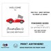 Editable Welcome Sign | Racing Red Car Birthday | Racing Birthday ...