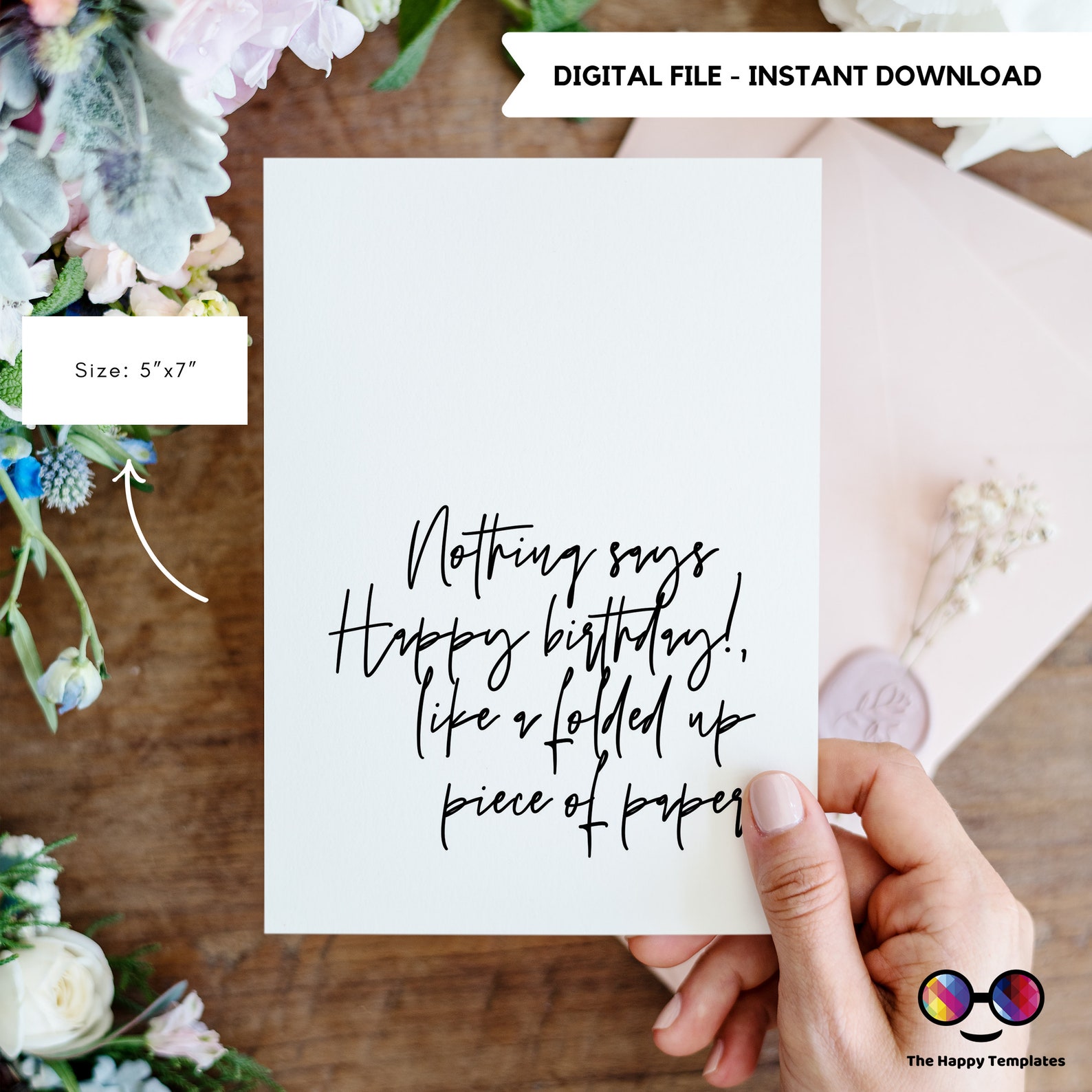 Printable Happy Birthday Card | birthday Greeting Card | Nothing Says ...