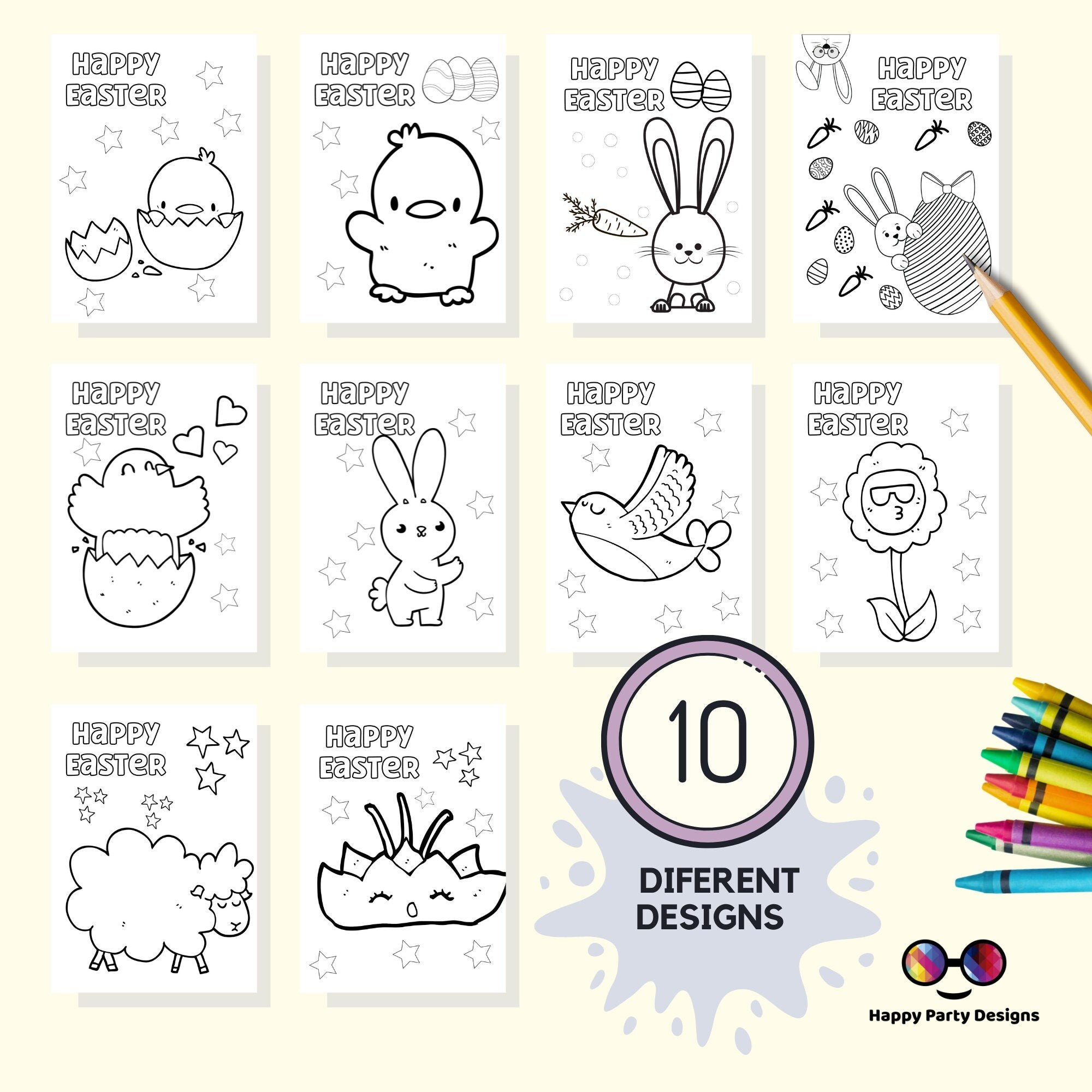 Printable Coloring Pages | for Kids | Easter Coloring Pages | Easter ...