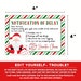 EDITABLE Notification of Delay Label | Christmas Gift Delay ...