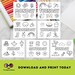 Days of the Week Printable Coloring Pages | for Kids | Coloring Pages ...
