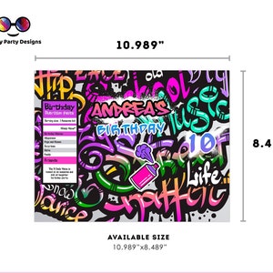 Editable Graffiti Chip Bag | Digital Graffiti Printable Chip Bag ...