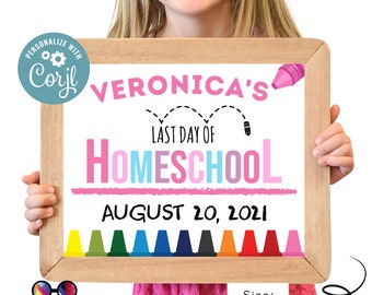 Printable First Day of Homeschool Handprint Art Craft Keepsake - Etsy