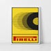 Vintage Pirelli Wall Art Poster - Etsy