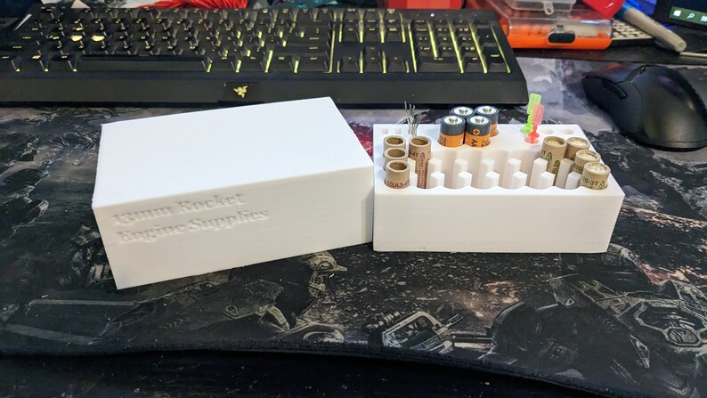 13mm (mini) Model Rocket Engine Storage Box - Etsy