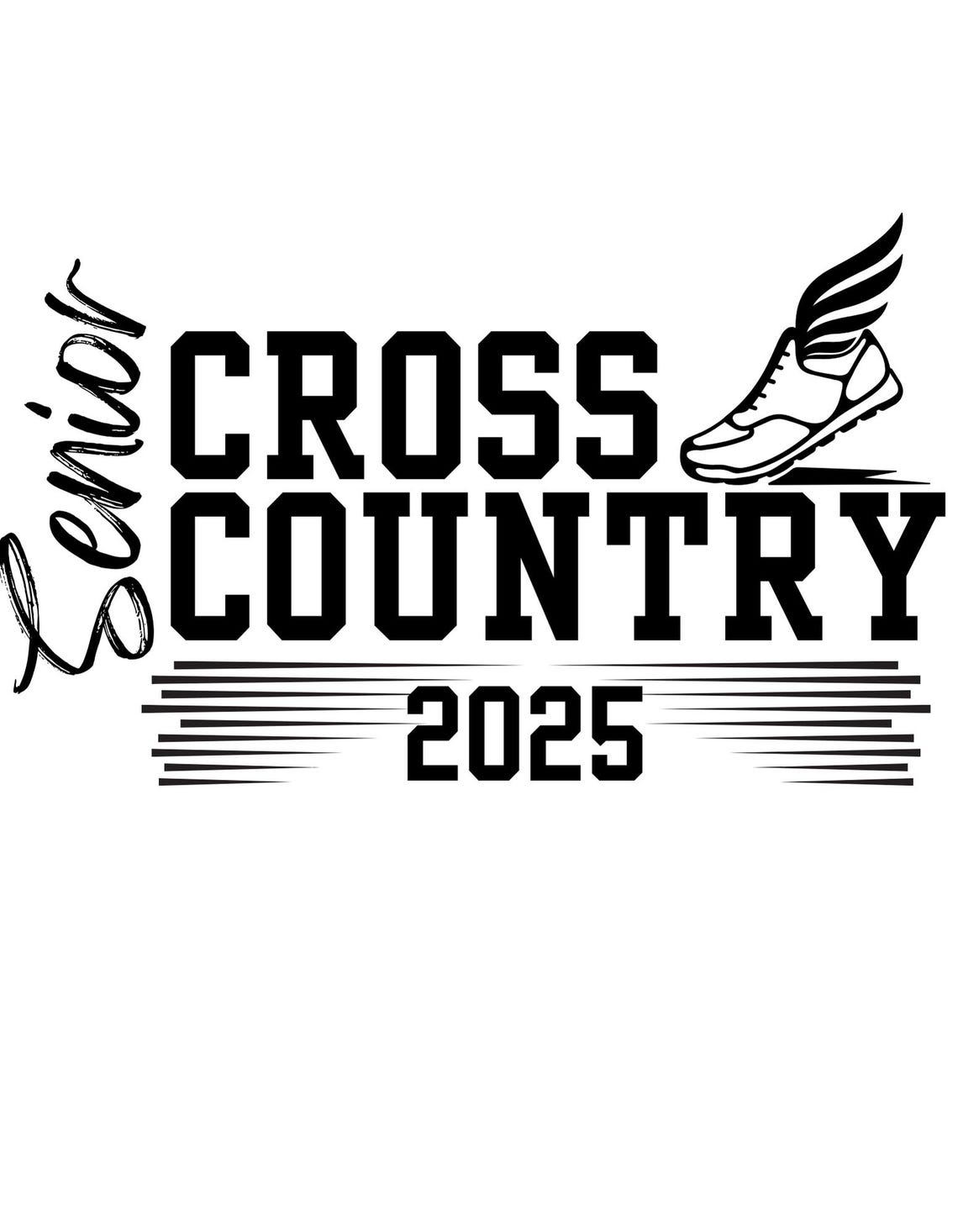 Cross Country Senior Class of 2025 PNG Design Bundle – Perfect for ...