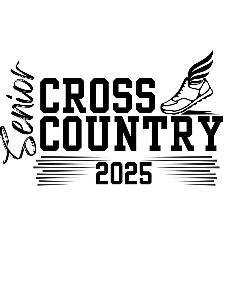 Cross Country Senior Class of 2025 PNG Design Bundle – Perfect for ...