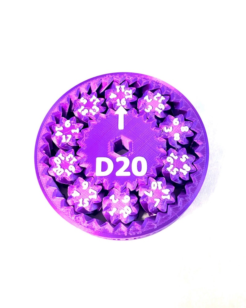 D20 Fidget Spinner Dice Dnd Roleplaying Dice Custom Colors - Etsy