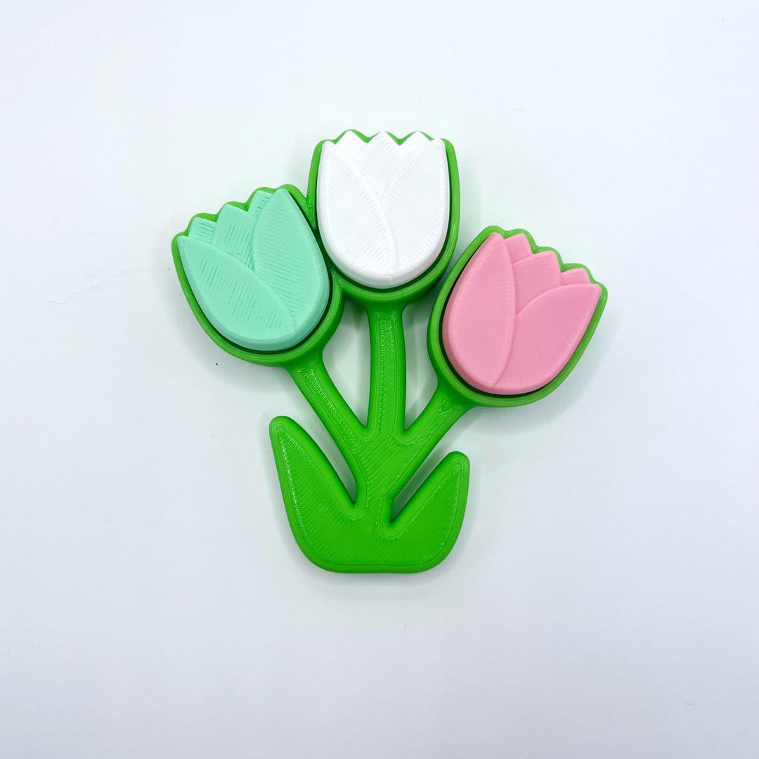 Tulip Trio (mystery Color Combo) - Etsy