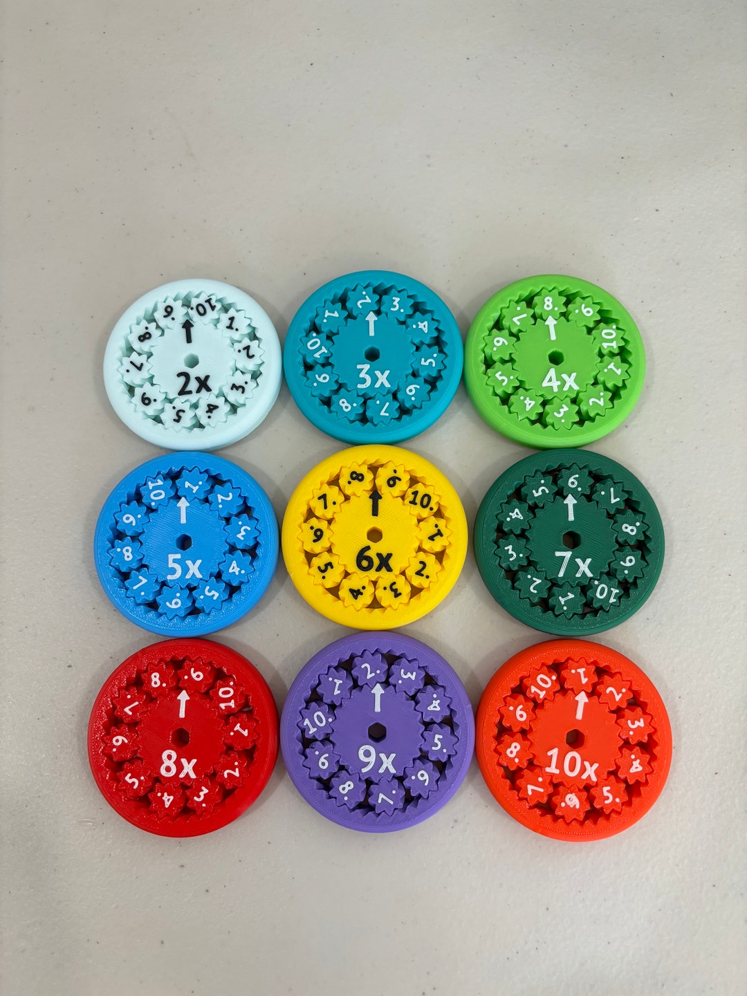 Math Facts Fidget Spinners Preschool, Elementary School - Etsy