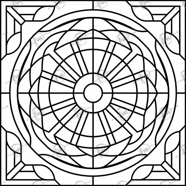 Mandala Coloring Pages 10-pack: Digital Download - Etsy