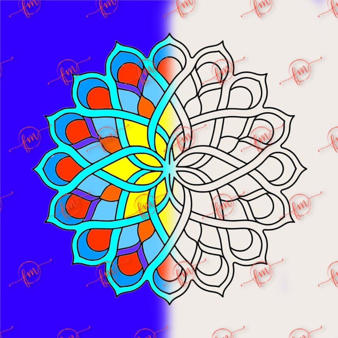 Try 30+ FREE Digital Coloring Pages Before You Buy 1 "flowing Petals ...