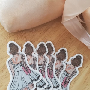 Ballet Dancer Stickers reprints of Original Drawing/illustration - Etsy