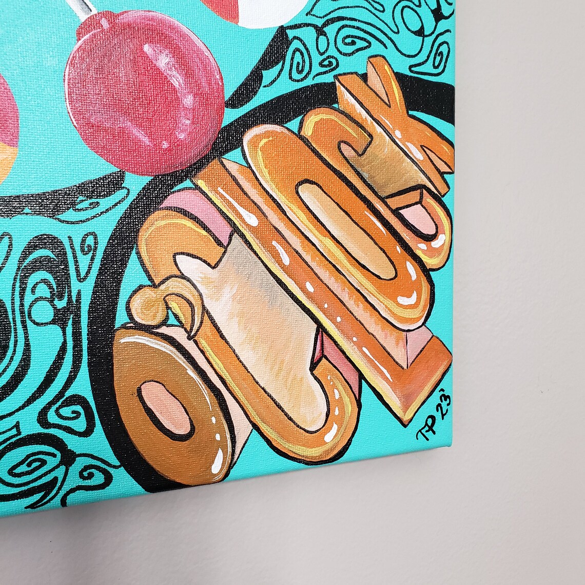 Lollipop Original Painting - Etsy