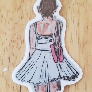 Ballet Dancer Stickers reprints of Original Drawing/illustration - Etsy