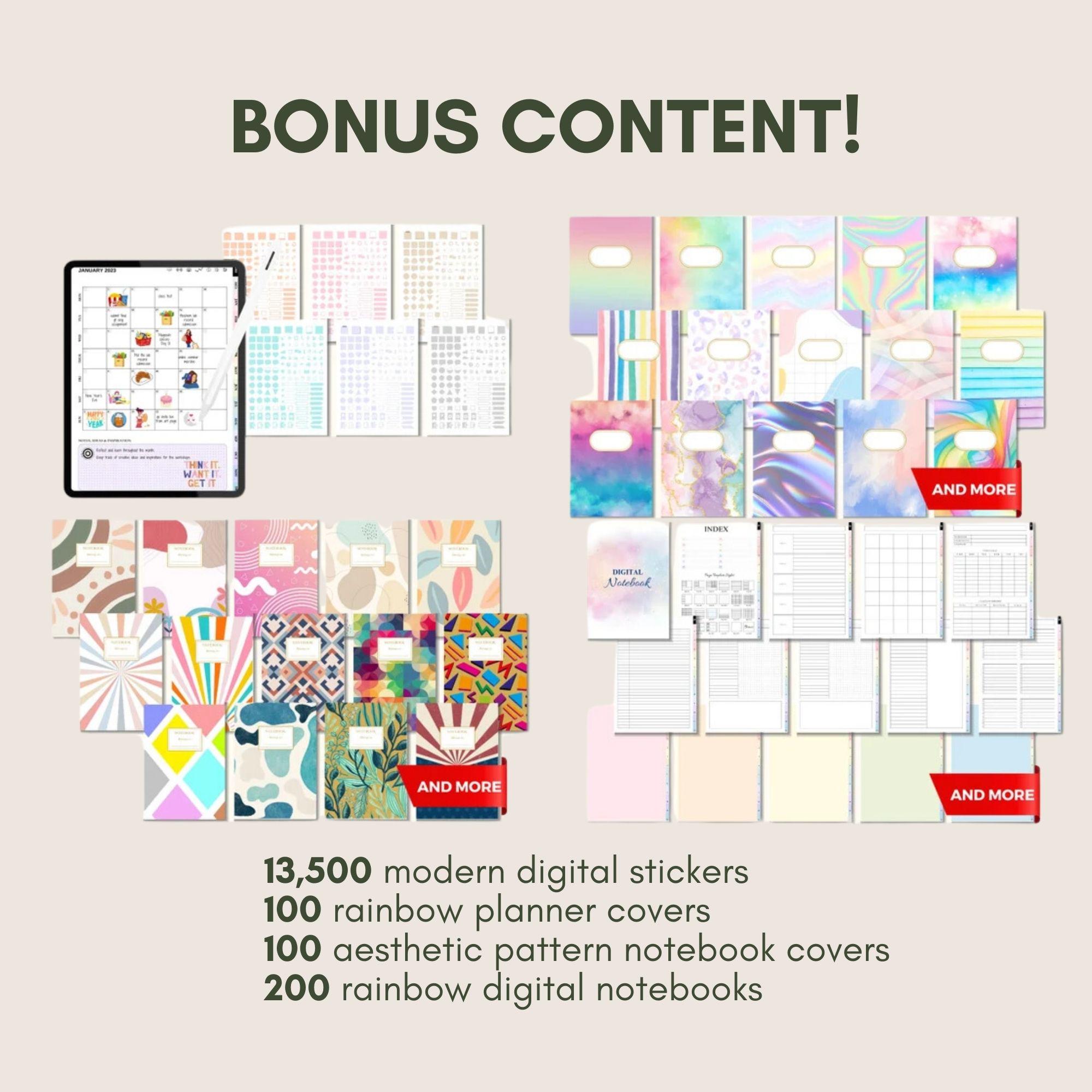2025 + 2026 Digital Planner | Fully Hyperlinked PLR Digital Planner for ...