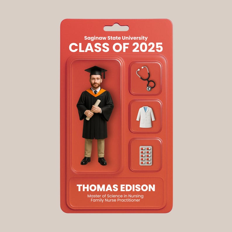 Graduation Action Figure Poster – Personalized Printable Graduation ...