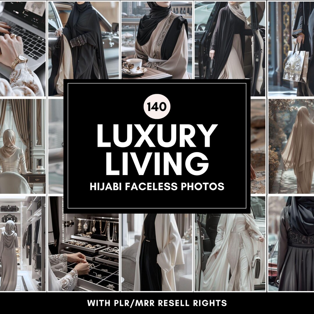Luxury Hijabi Faceless Marketing Photo Bundle | Hijab Muslim Faceless ...