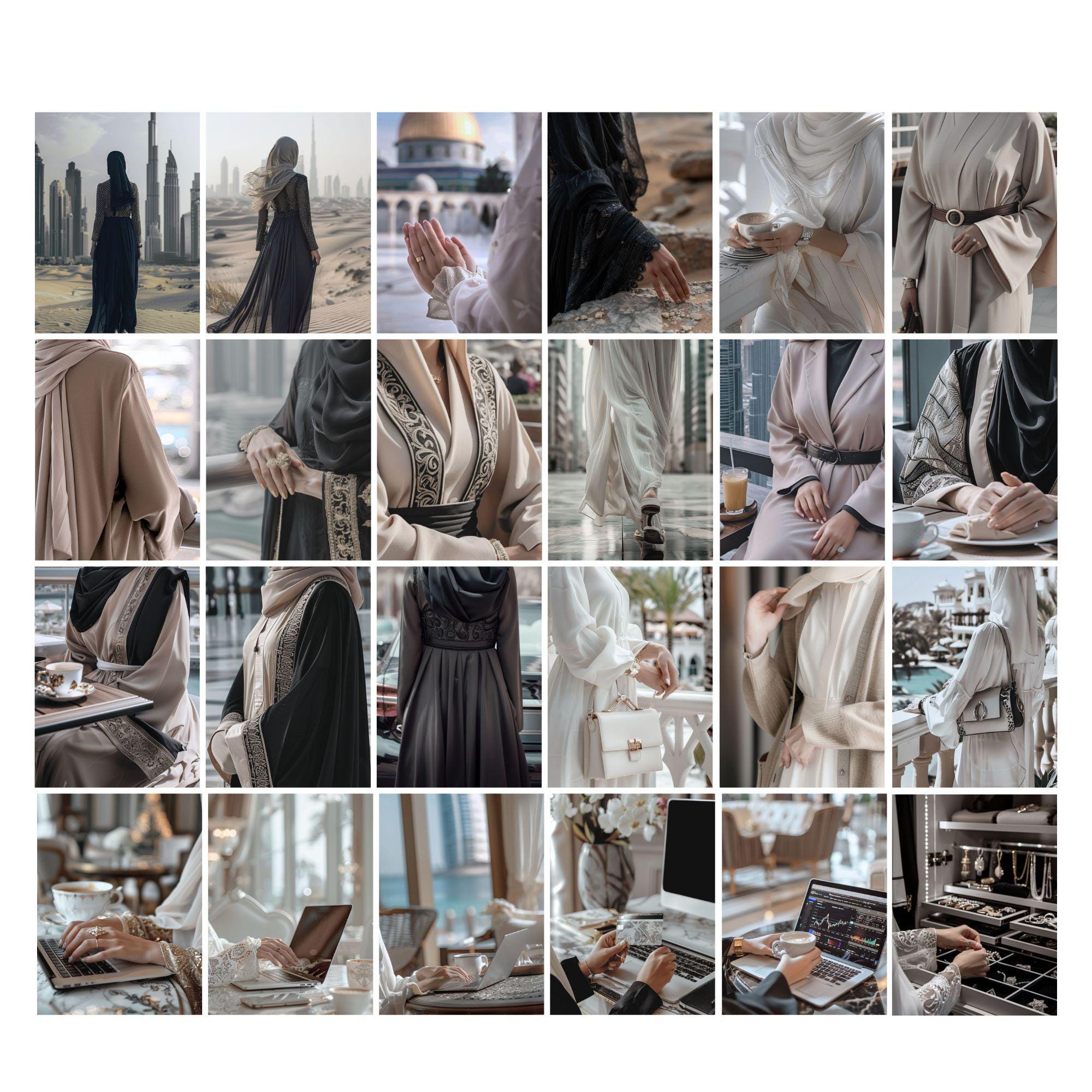 Luxury Hijabi Faceless Marketing Photo Bundle | Hijab Muslim Faceless ...