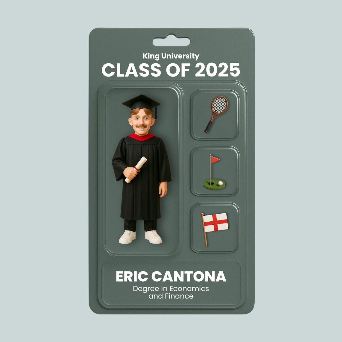 Graduation Action Figure Poster – Personalized Printable Graduation ...