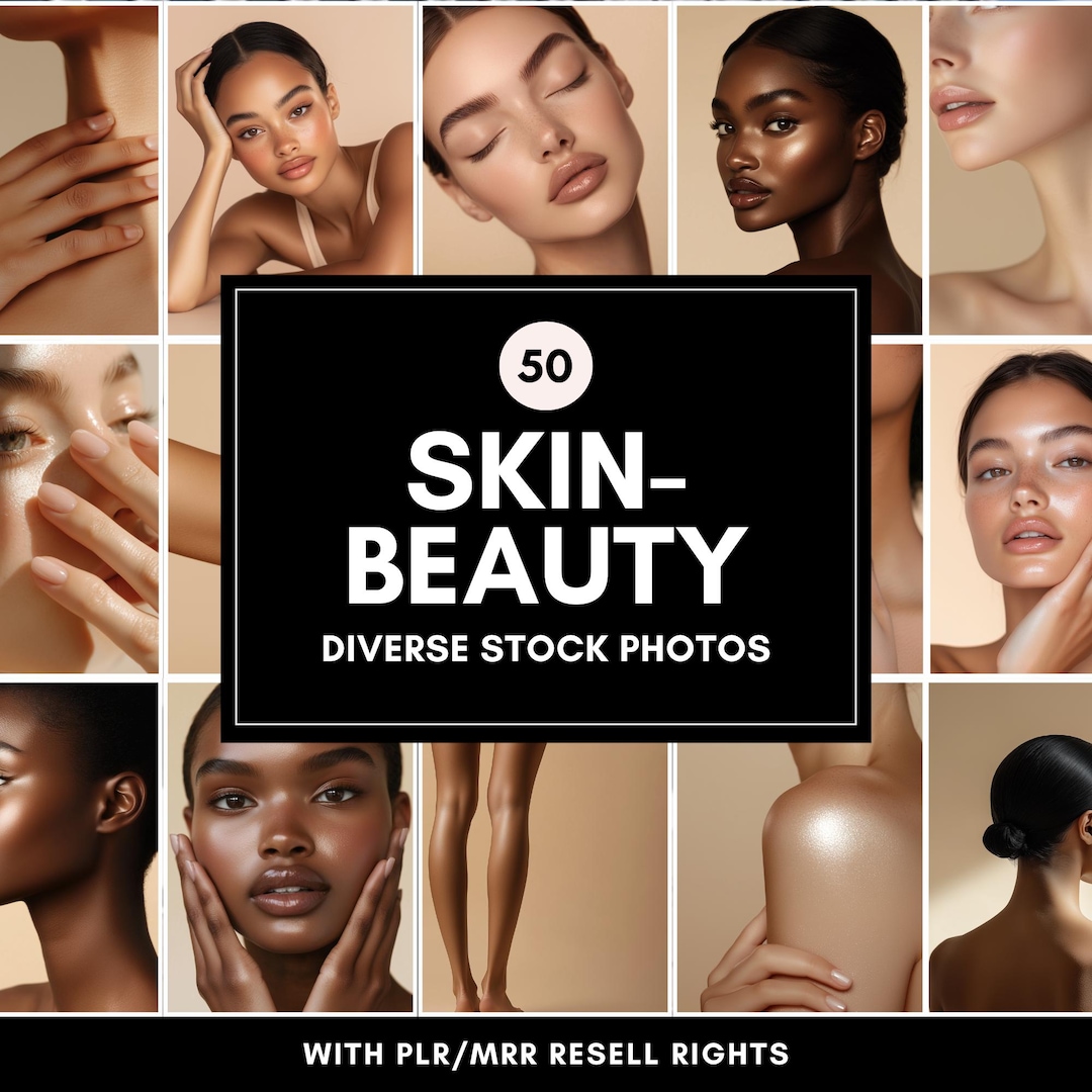 Female Skincare Model Stock Photos | Diverse Inclusive Digital Download ...