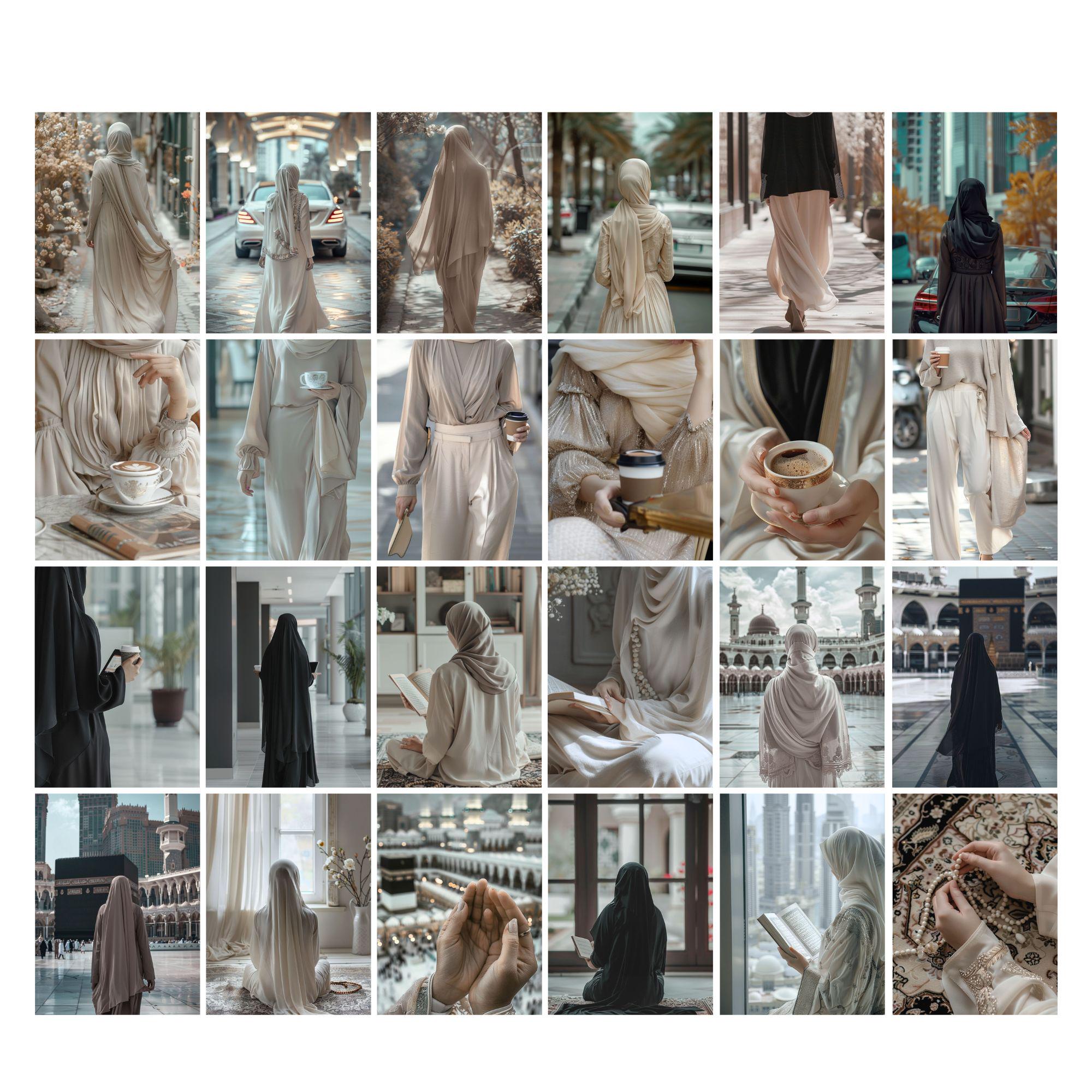 Luxury Hijabi Faceless Marketing Photo Bundle | Hijab Muslim Faceless ...