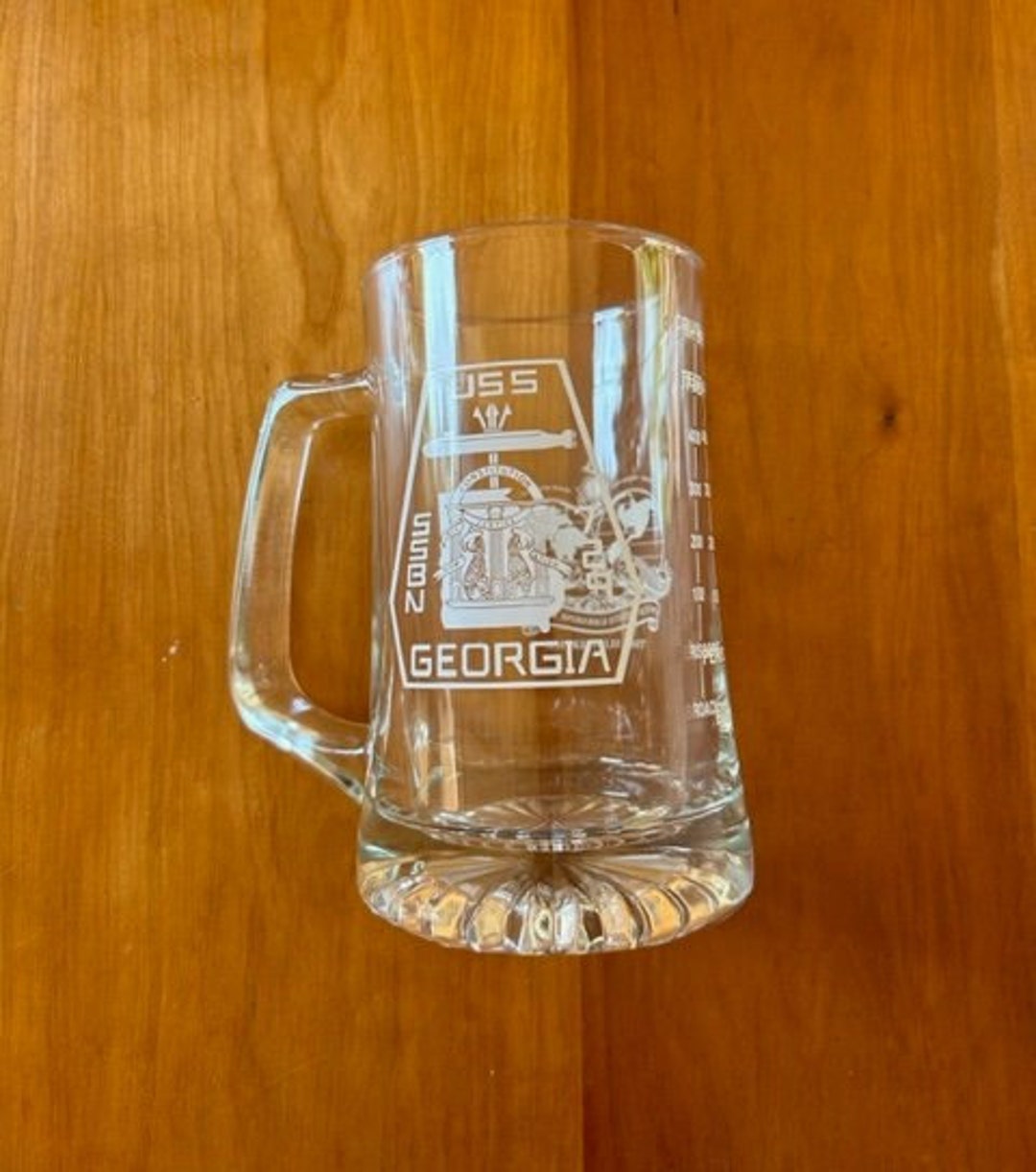 Glass Beer Mugs USS Georgia SSBN 729 Set of 4 - Etsy