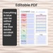 Editable Chore Chart for Couples & Families Instant Download Daily ...