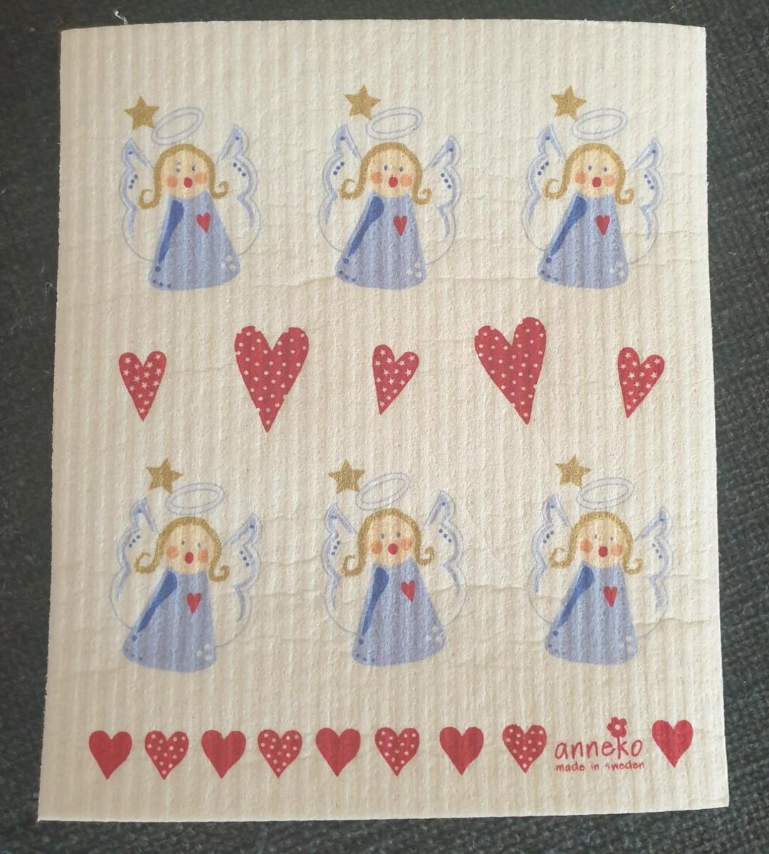 Swedish Dishcloth, Angels, Anneko Design, Eco Friendly - Etsy