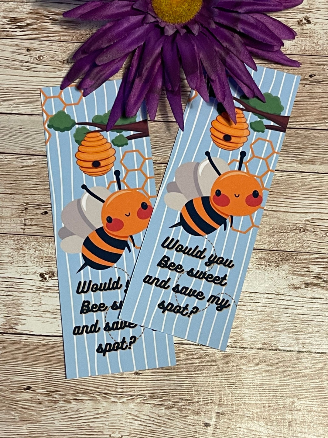 Bee Bookmark, Bee Lover Gift, Cute Bee Bookmark, Cute Bookish Gift ...