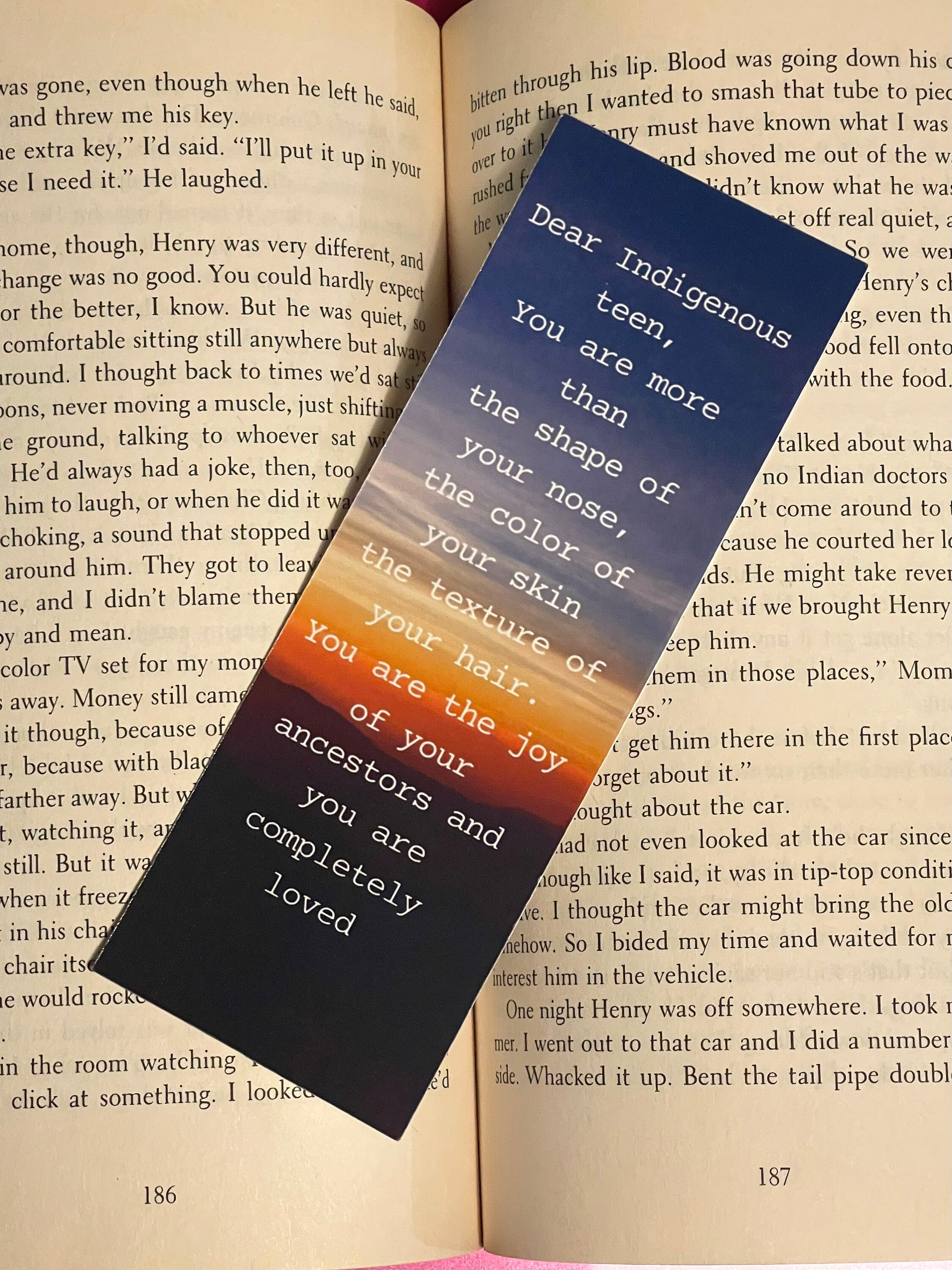 Indigenous Teen Bookmark, Indigenous Readers, Indigenous Book Gifts ...