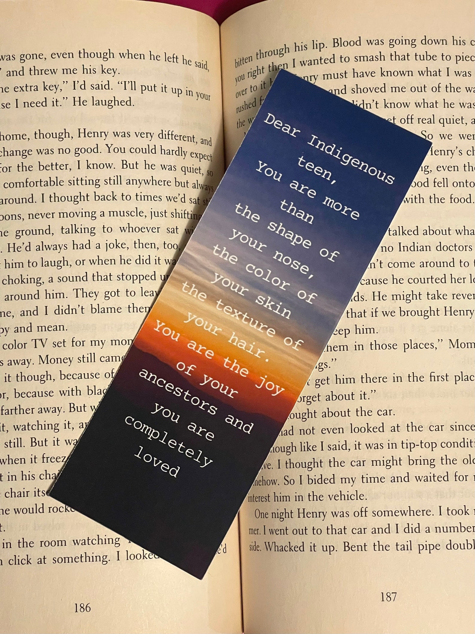 Indigenous Teen Bookmark, Indigenous Readers, Indigenous Book Gifts ...