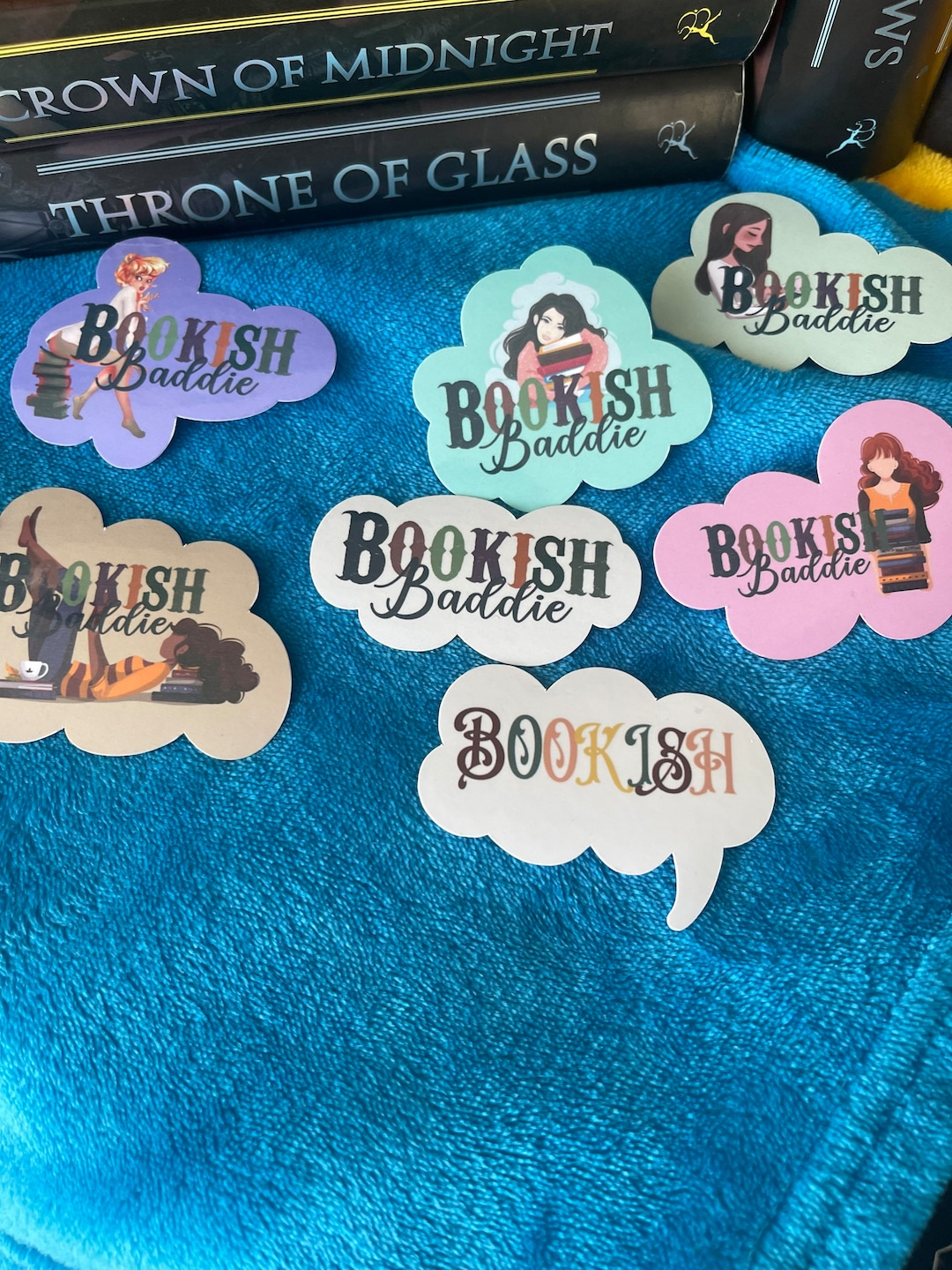 Bookish Baddies Stickers, Bookish Stickers, Kindle Decals, Laptop ...