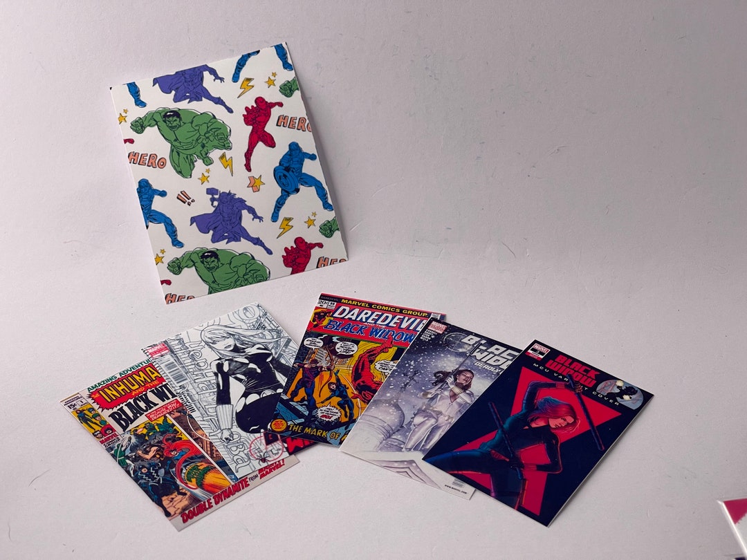 Handmade MARVEL Comic Book Cover STICKER PACK W/ 5 Stickers - Etsy