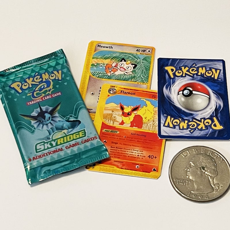 Mini Pokemoncards - Etsy