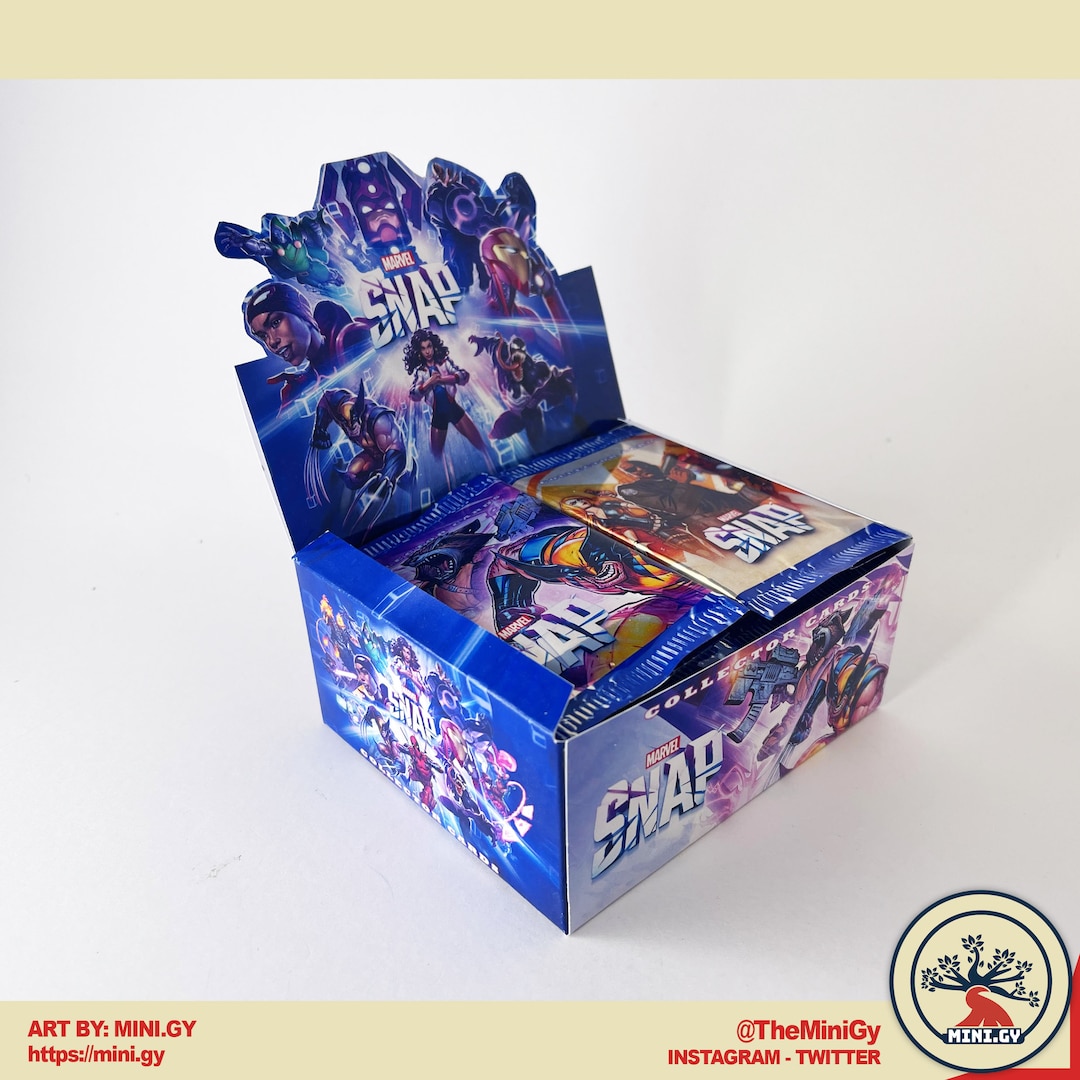 MARVEL SNAP Digital Trading Card Physical Cards, Pack, Boxes - Etsy