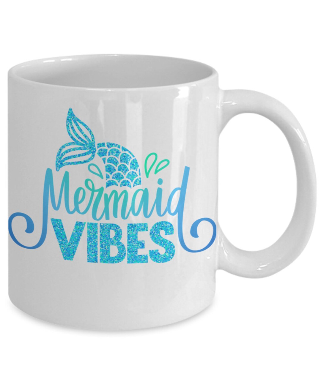 Mermaid Mug With Mermaid Tail, Gift for Someone Who Loves Mermaids. - Etsy