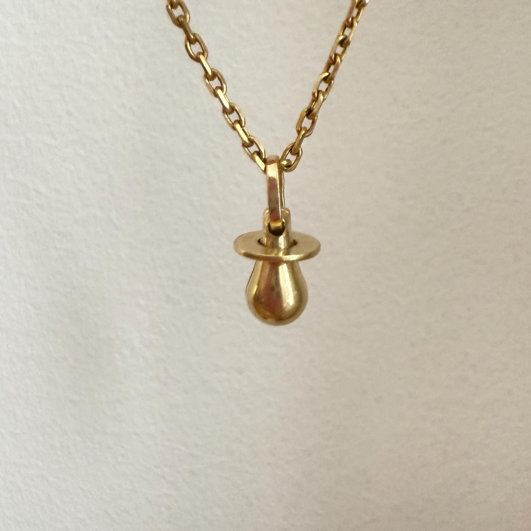 Vintage Italian 14k Articulated Pacifier Charm - Etsy