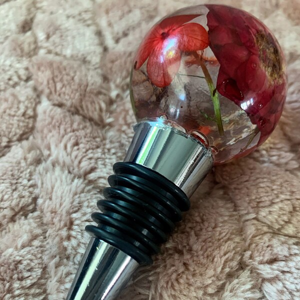 Flower Wine Stopper - Etsy