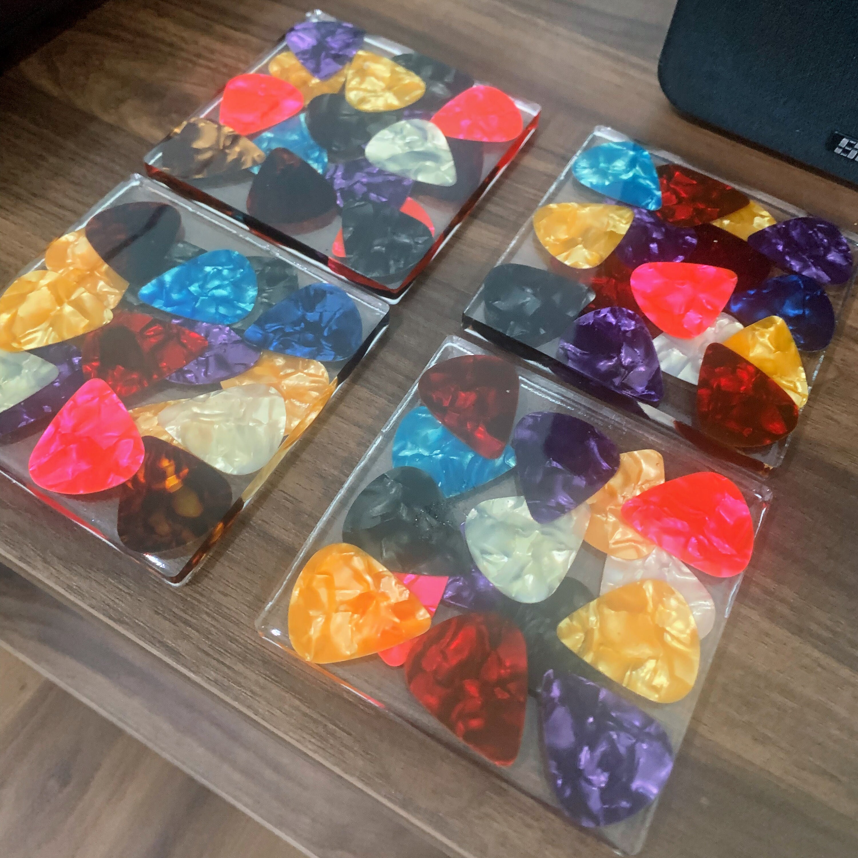 Guitar Pick Coasters - Etsy