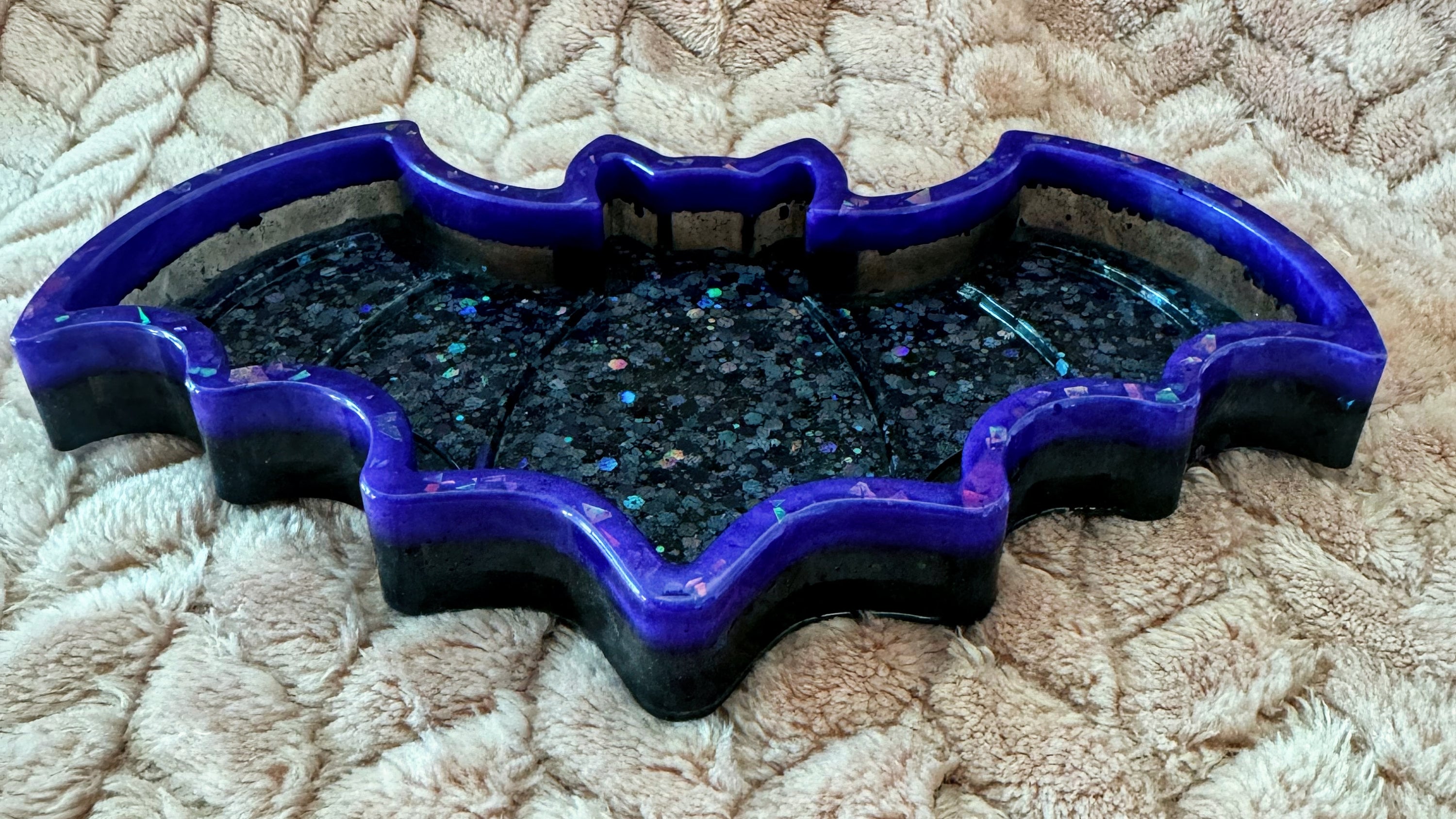 Glitter Purple/black Bat Tray - Etsy