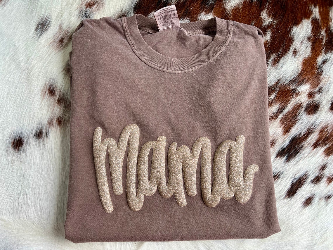 Glitter Puff Mama Tshirt - Glitter Puff - Puff Mama Tee - Glitter Puff ...