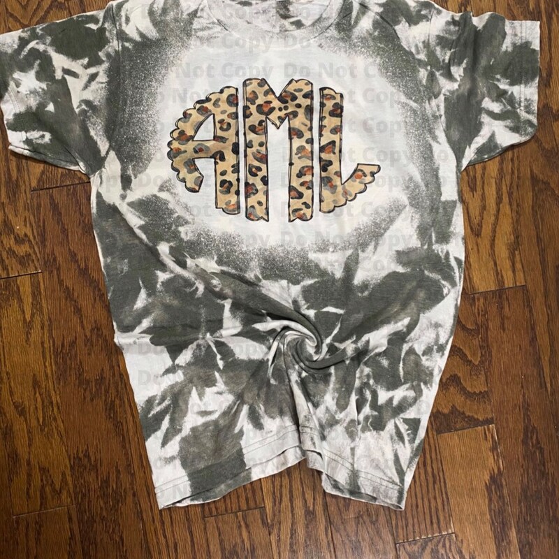 Bleached Monogram Shirt - Etsy