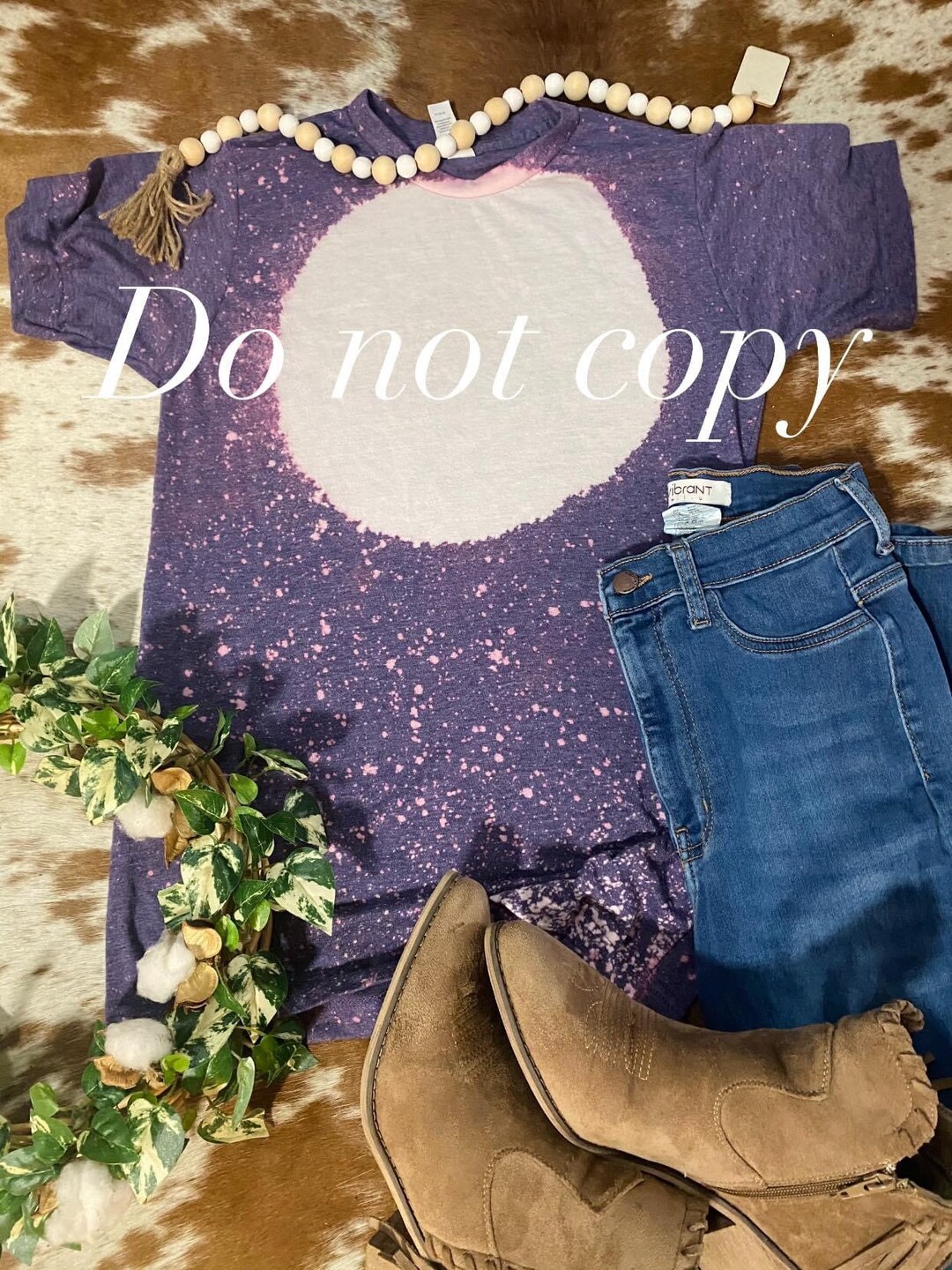 Tultex Heather Purple Bleach Mockup (digital Download) - Etsy