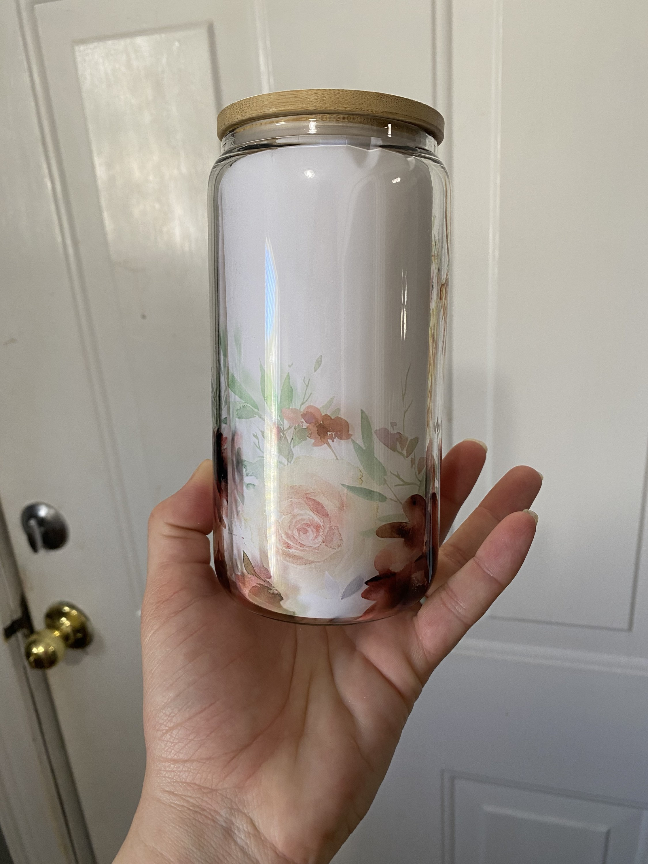 Highland Cow Glass Tumbler Glass Sublimation Tumbler - Etsy