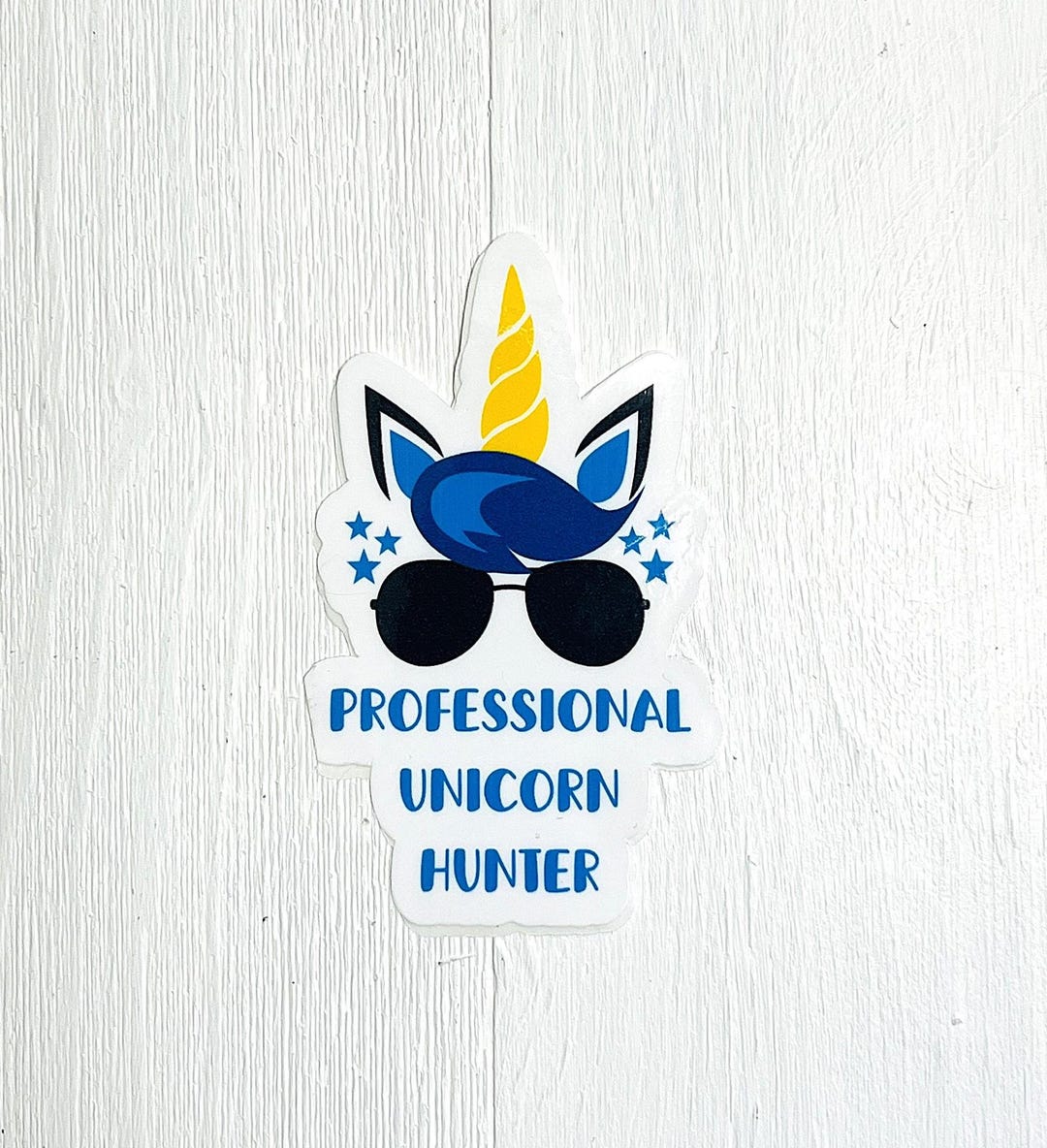 Professional Unicorn Hunter Sticker- 2 Sizes to Choose From| Talent ...