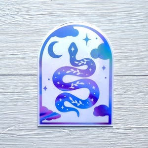 Holographic Year of the Snake Stickers | 2025 Lunar New Year | 4 ...