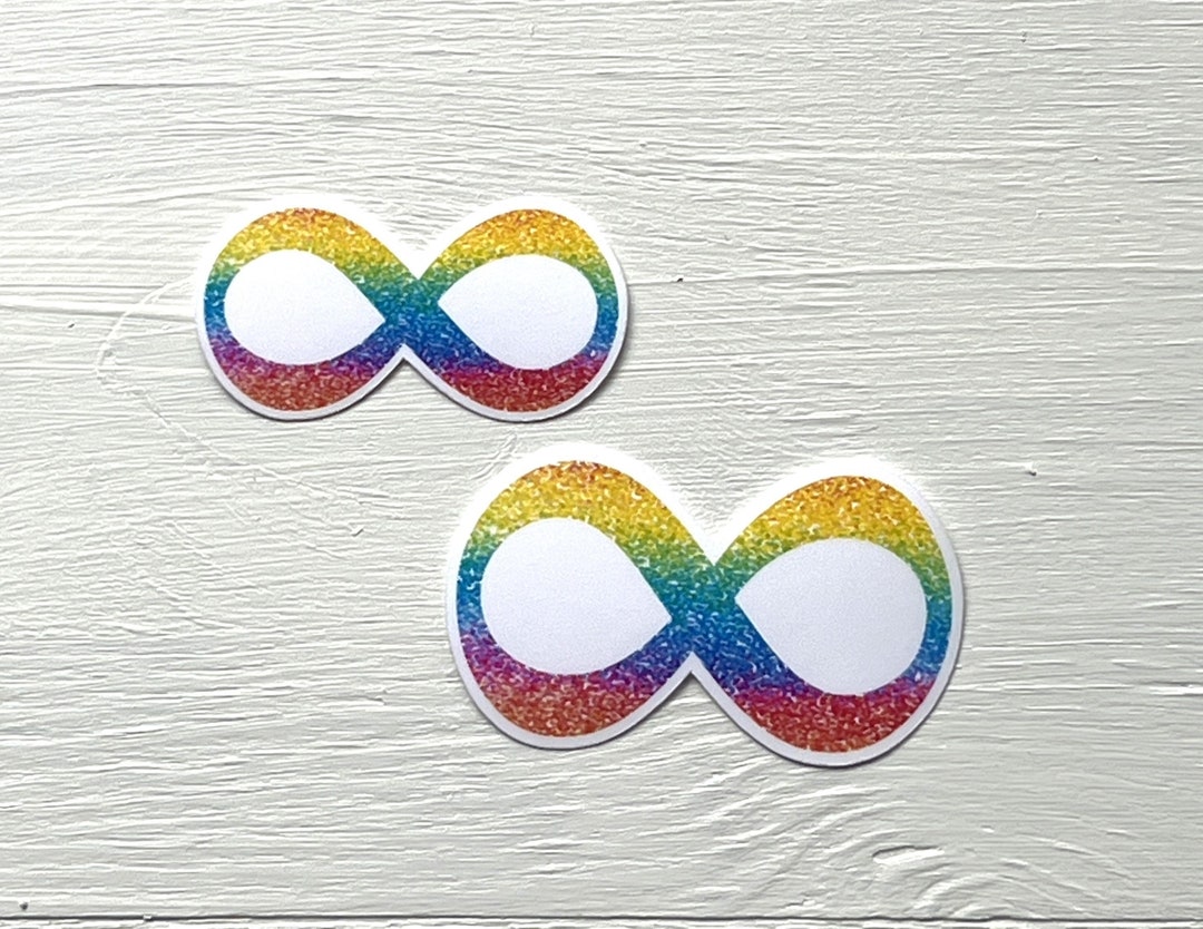 Rainbow Infinity Sticker | Autism Pride| Neurodivergent | Inclusivity ...