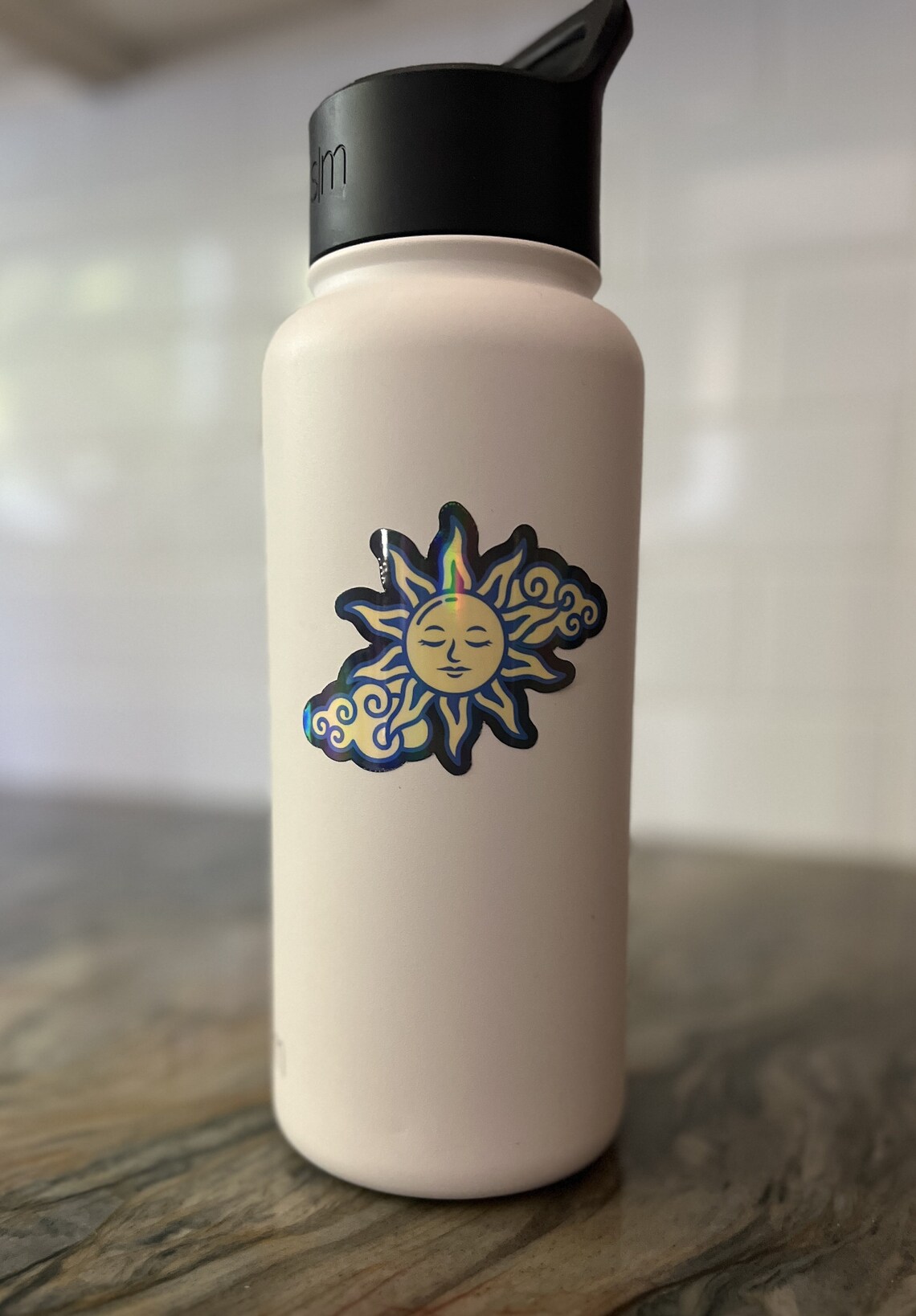Holographic Sunburst Vinyl Sticker | Celestial | Journal Sticker | Gift ...
