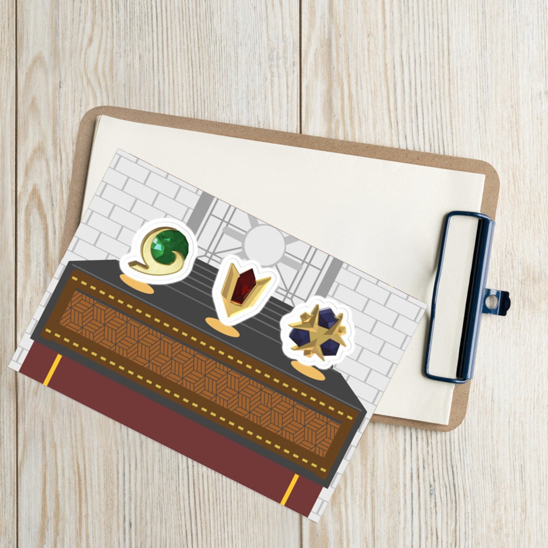Oot Spiritual Stone Altar Sticker Sheet - Etsy
